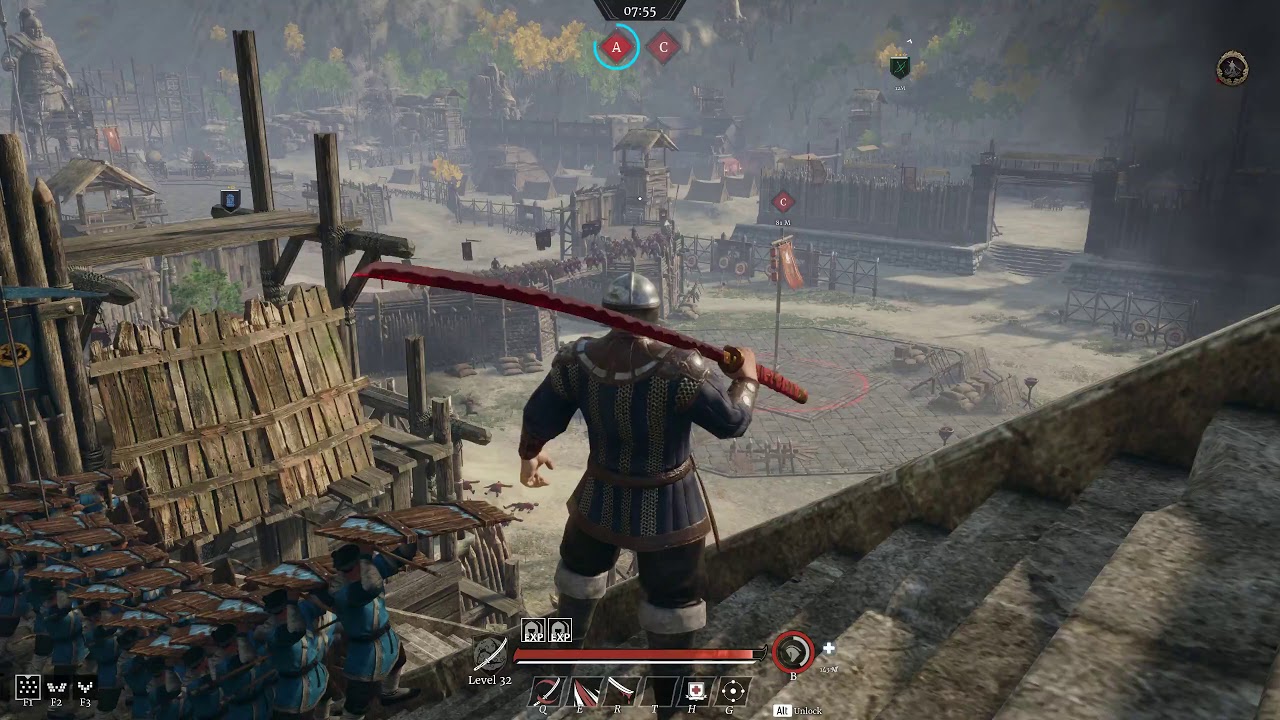 Conqueror's Blade Frontier - Wall Fort Siege - YouTube