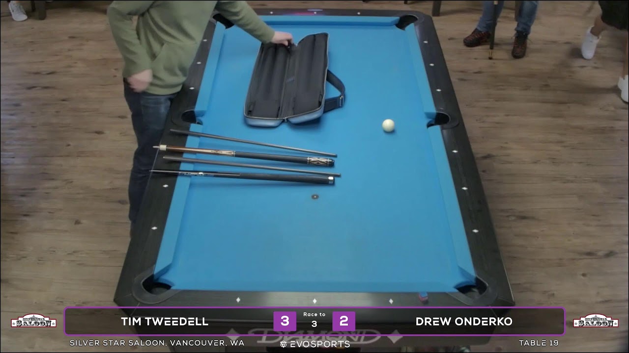 TIM TWEEDELL vs DREW ONDERKO - SILVER STAR SALOON - TABLE 19 ...