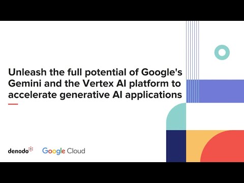 Demo: Accelerating Gen AI Applications with Denodo and Google Vertex AI - YouTube