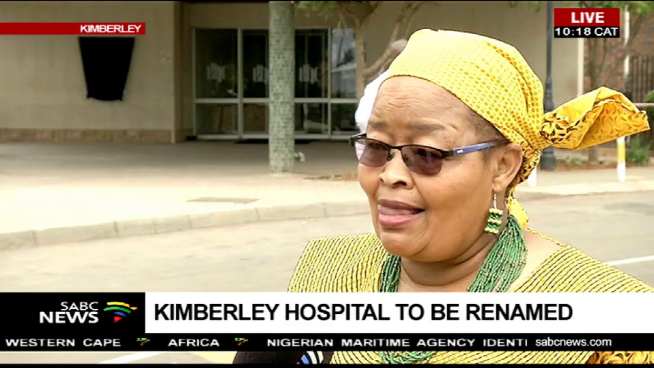 N Cape Premier on Kimberley Hospital renaming - YouTube