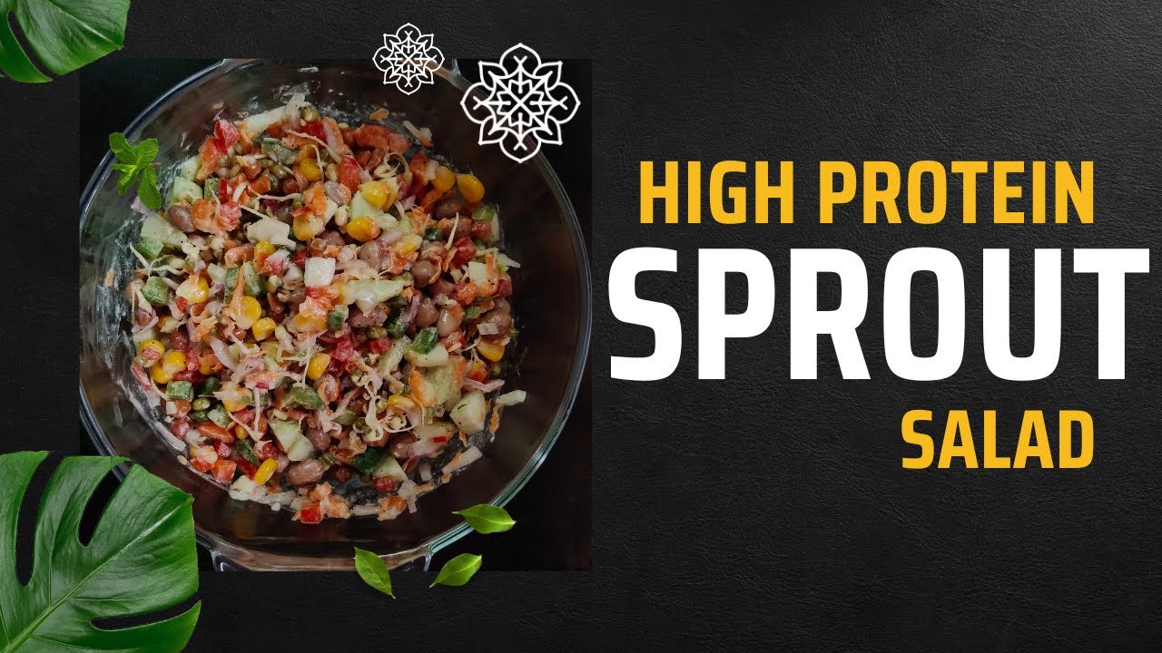 High Protein Sprouts Salad | Healthy Sprout Salad | Healthy Recipes ...