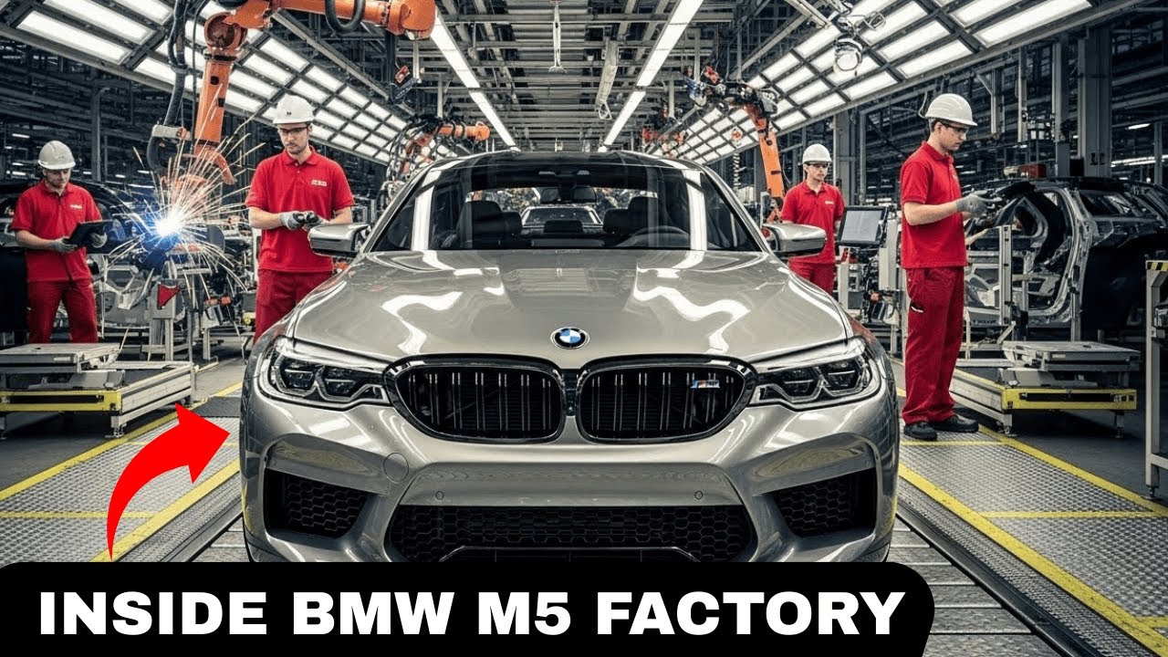 Inside Germany’s BMW M5 Factory — Complete Car Manufacturing Process ...
