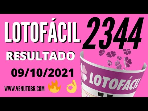 🍀 Resultado Lotofácil  2344
