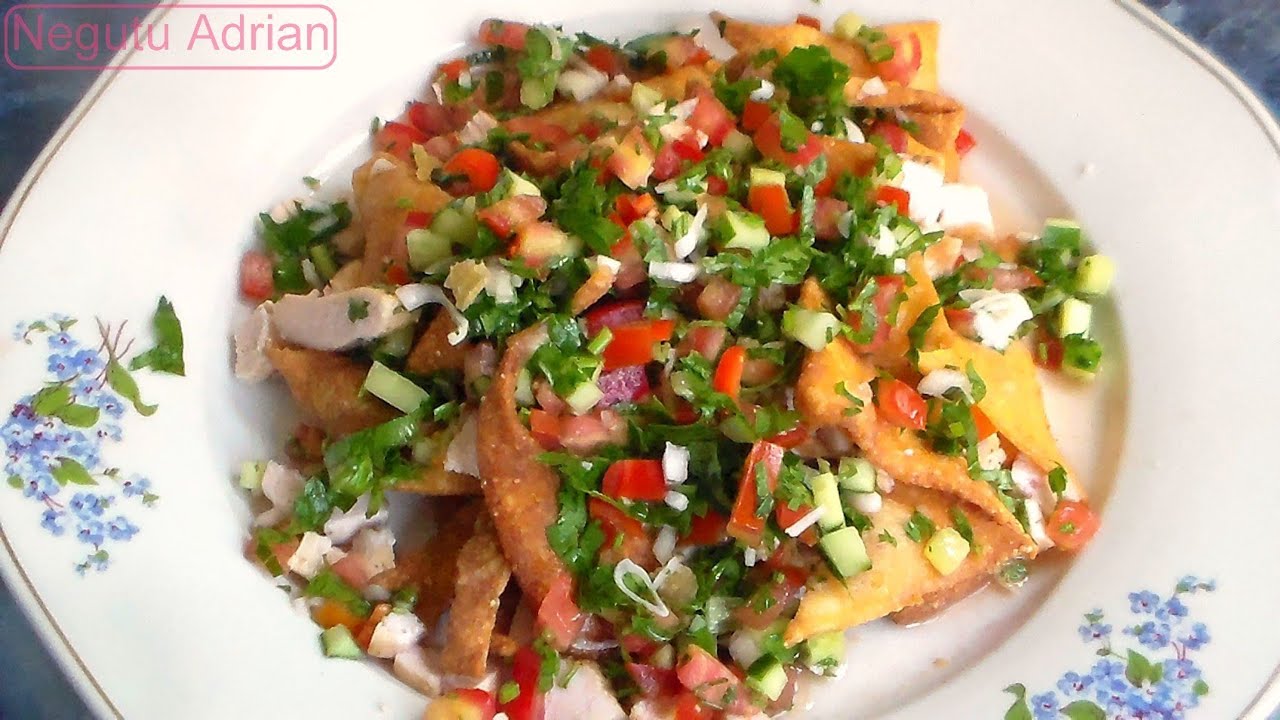 Reteta - Tacos cu pui - Nacho chips - Chicken tacos recipe - YouTube