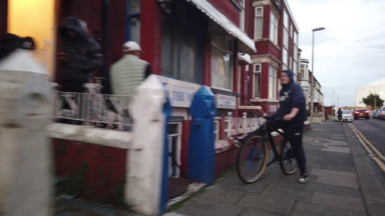 blackpool at home, walking to football great sunset,, then then the ...