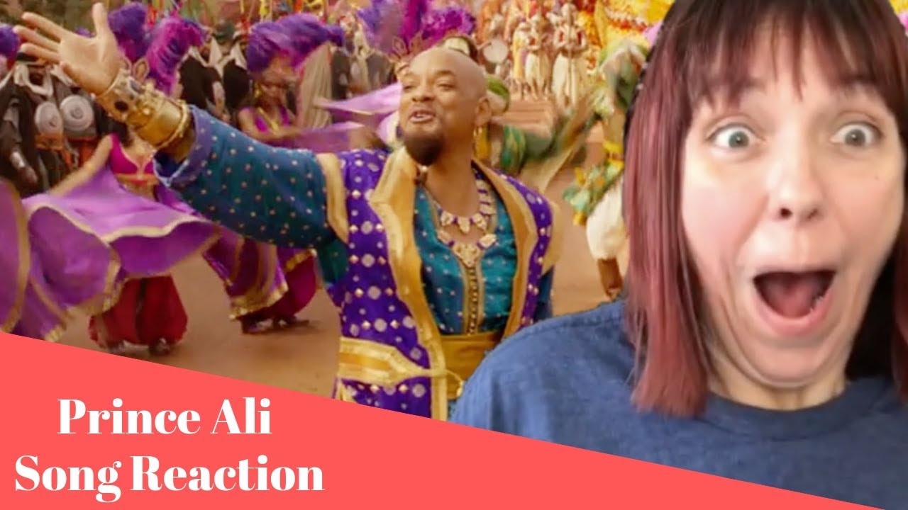 Aladdin’s ‘Prince Ali’ Will Smith Song Reaction! - YouTube