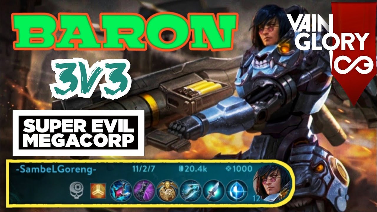 BARON GAMEPLAY VAINGLORY 3V3 - YouTube