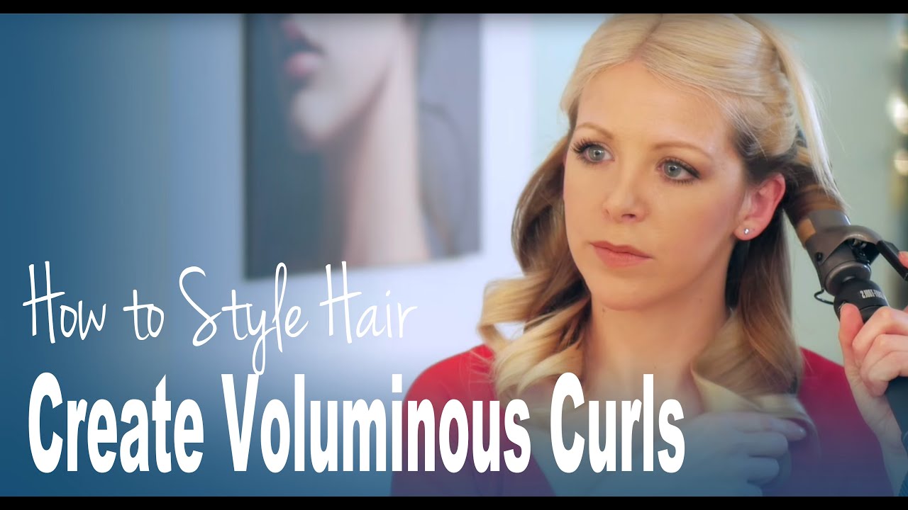 How to Create Voluminous Curls - YouTube