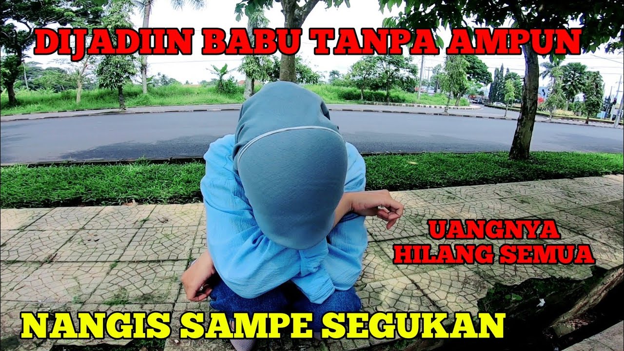 Dedek Gina Nangis Dipinggir Jalan Kabur Dari Rumah Temennya Karena Dijadiin Babu Youtube