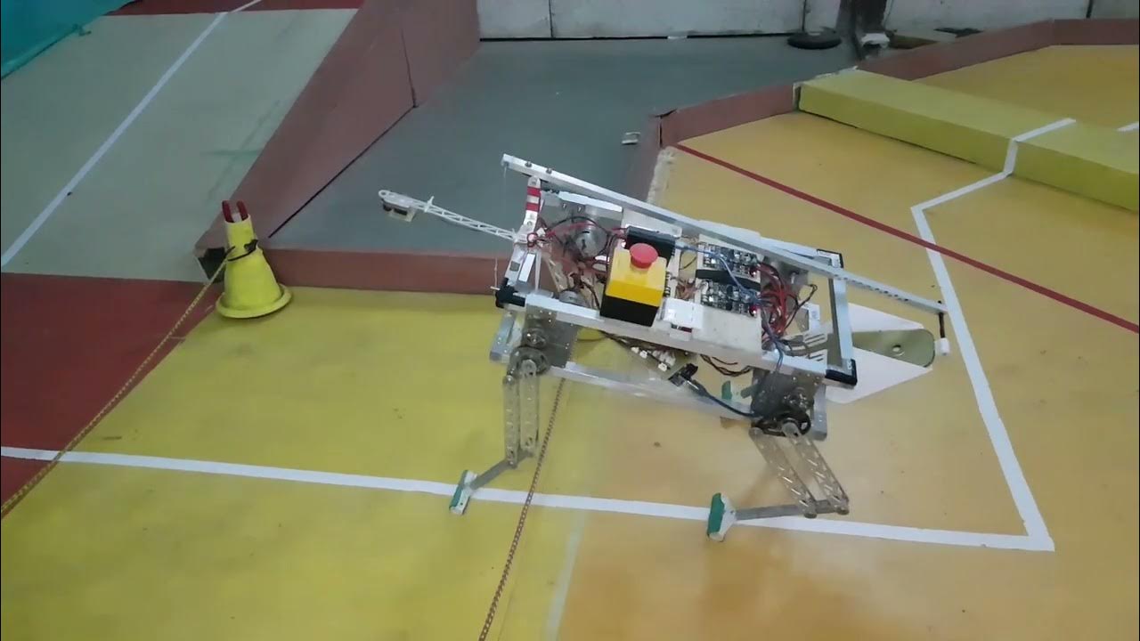 Four legged walking robot | MIT TEAM ROBOCON - YouTube