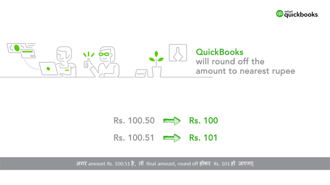 How to Round Off the Amount in Invoices and Bills in QuickBooks - YouTube