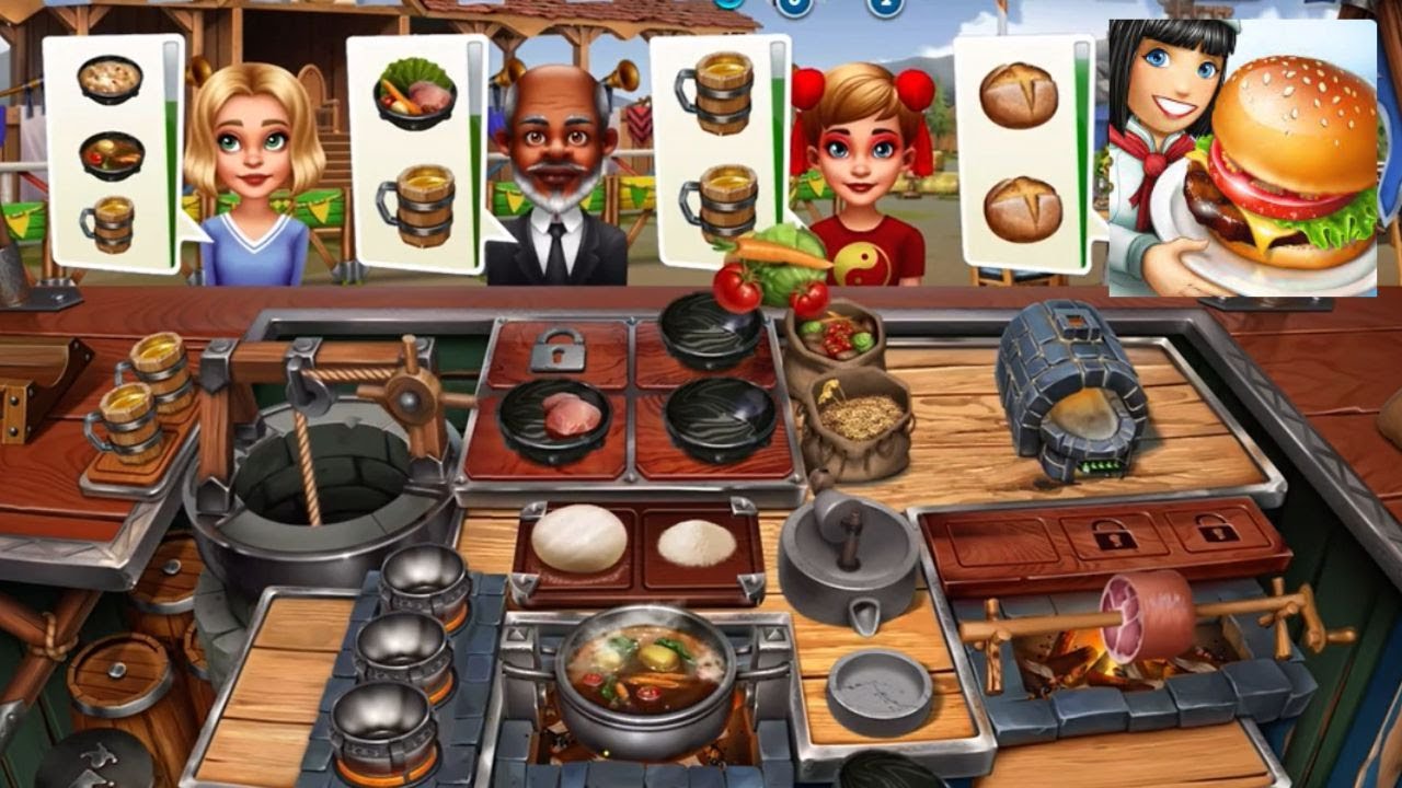 Cooking Fever - The Medieval Fair [level 20] 🍺 - YouTube