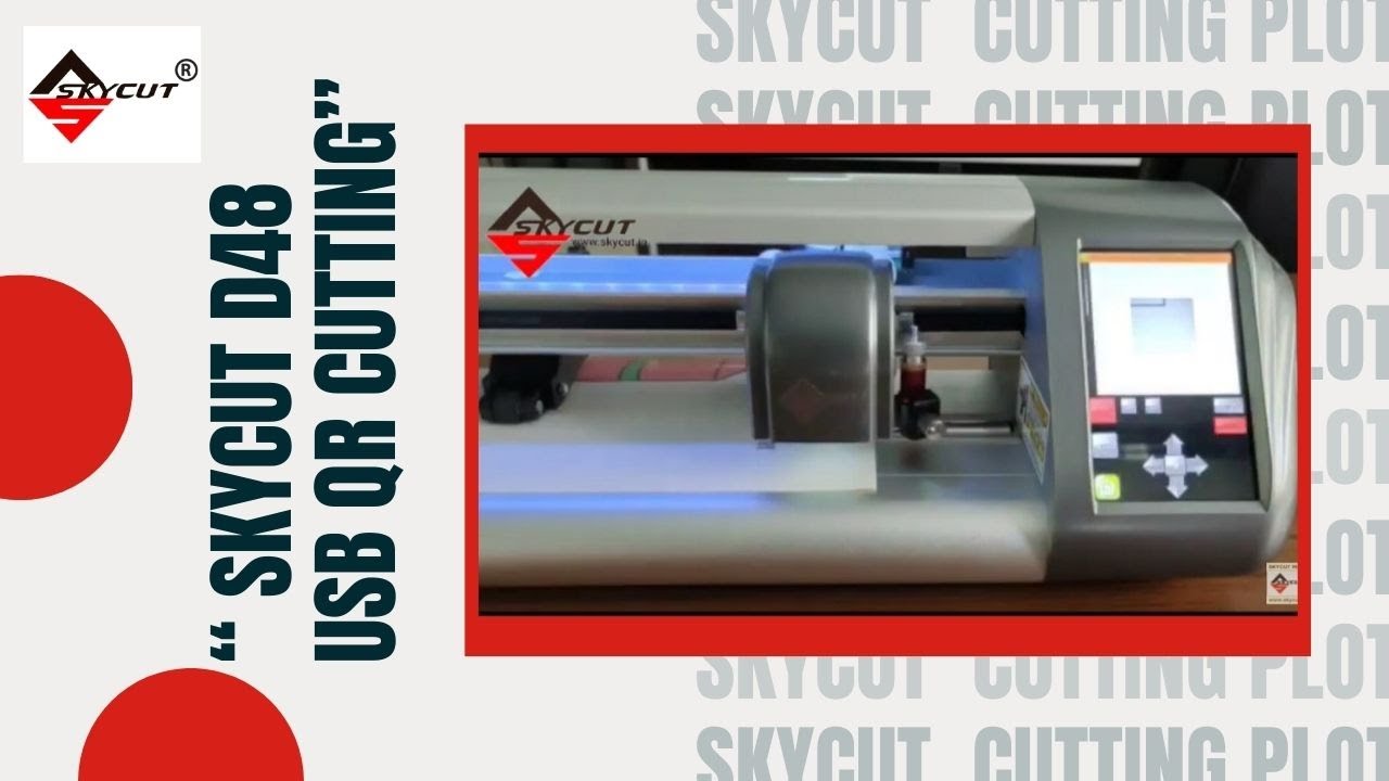 Skycut Cutting Plotter USB Connecting With Computer - YouTube