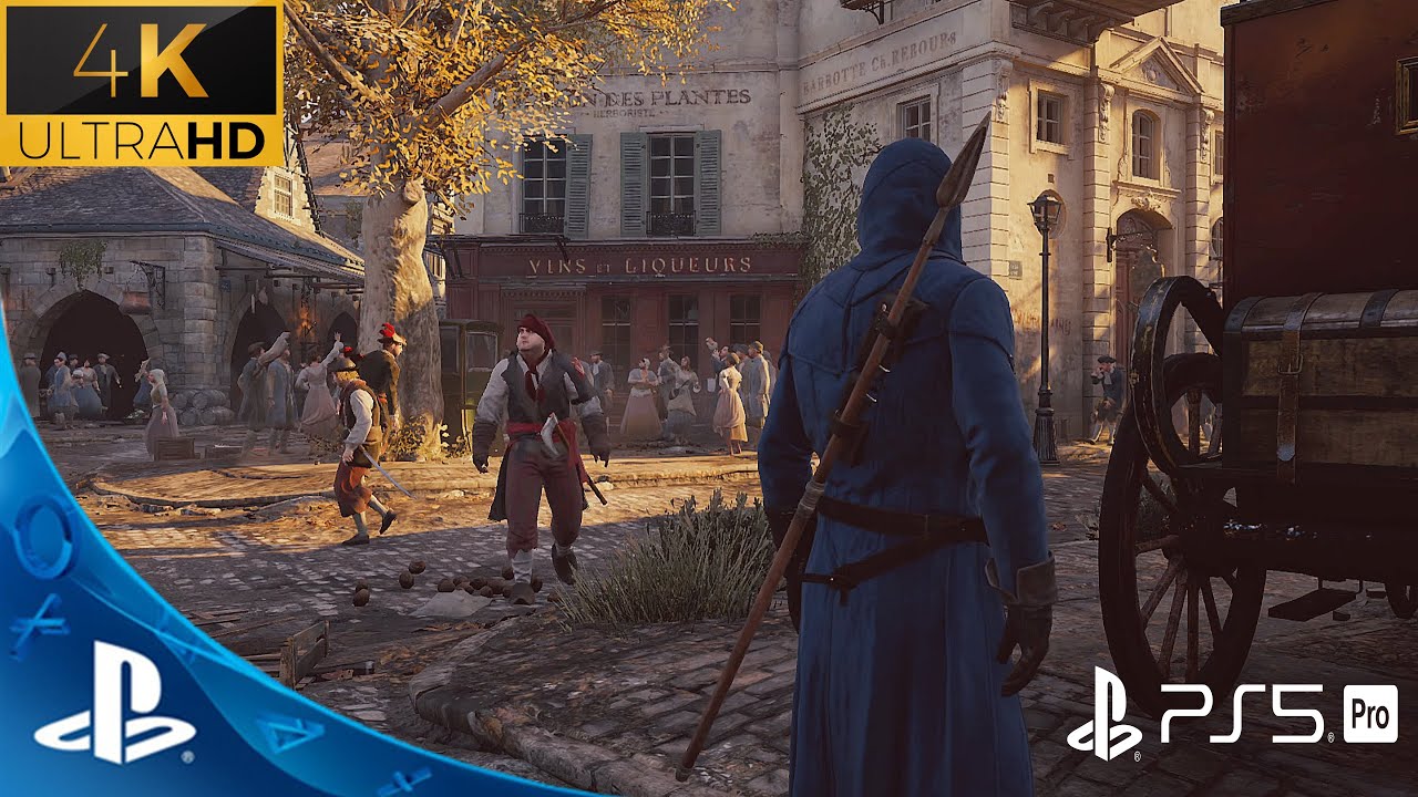 Assassin's Creed Unity! - PS5 PRO Enhance Image Quality Gameplay (4K ...