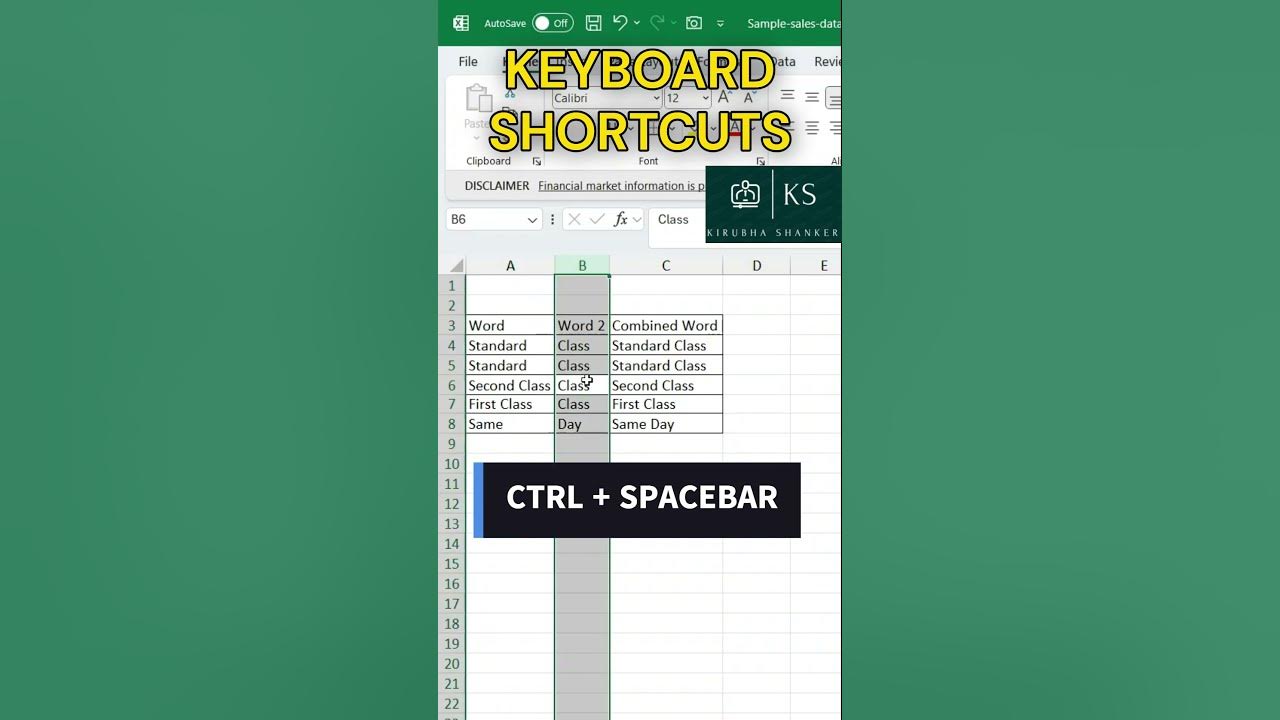 Row/Column Insert keyboard shortcuts #excel #exceltips #mrexcel #exceltricks | Kirubha Shanker ...