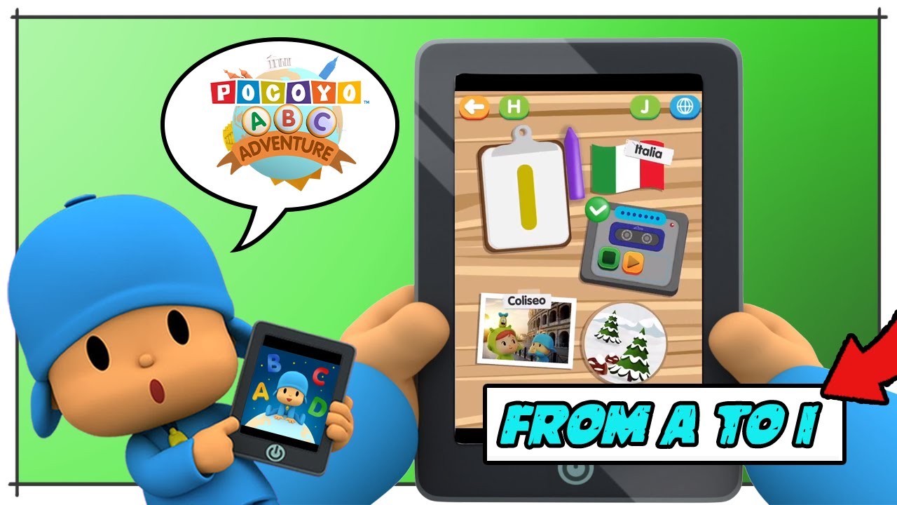 🎮 POCOYO GAMEPLAY - DISCOVER from A to I with POCOYO [ABC Adventure ...