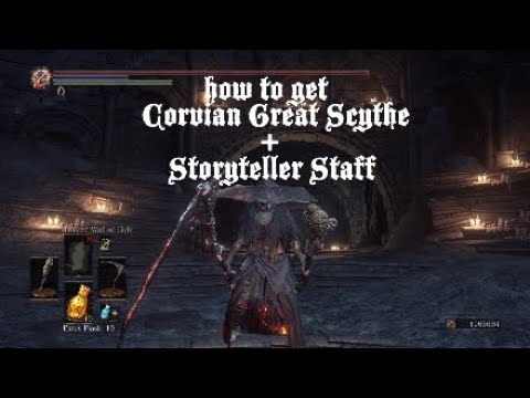 DS3| How To Get Corvian Great Scythe + Storyteller Staff - YouTube