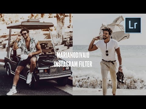 MARIANO DI VAIO Instagram Filter Mobile Tutorial (@marianodivaio)