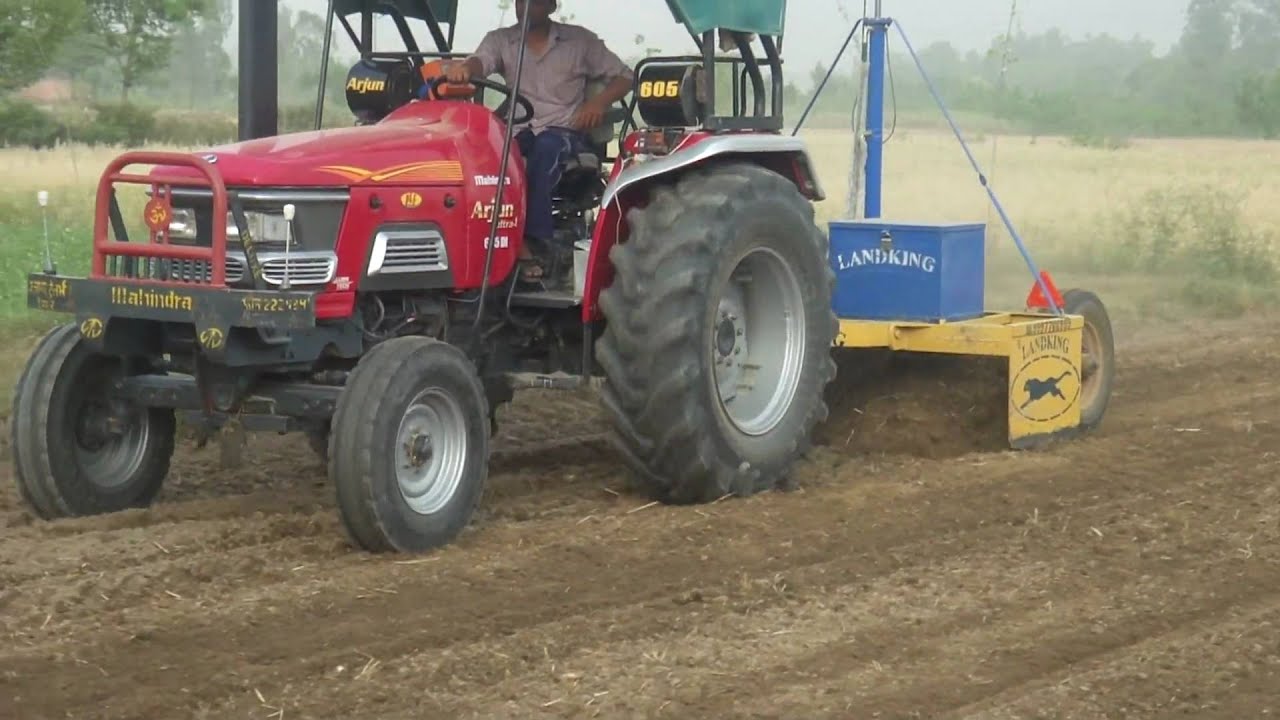 LANDKING LASER LAND LEVELER - YouTube