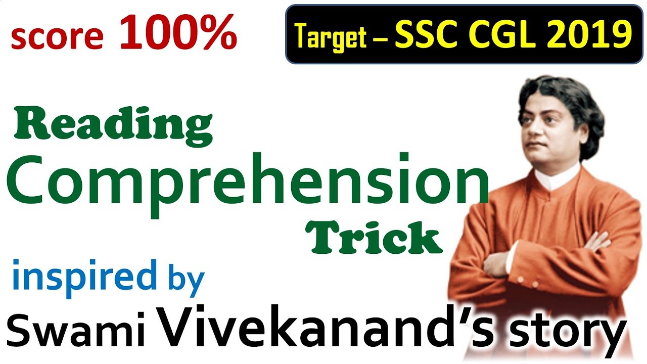 Reading Comprehension TRICK - Learn from Swami Vivekanand - SSC | CAT ...