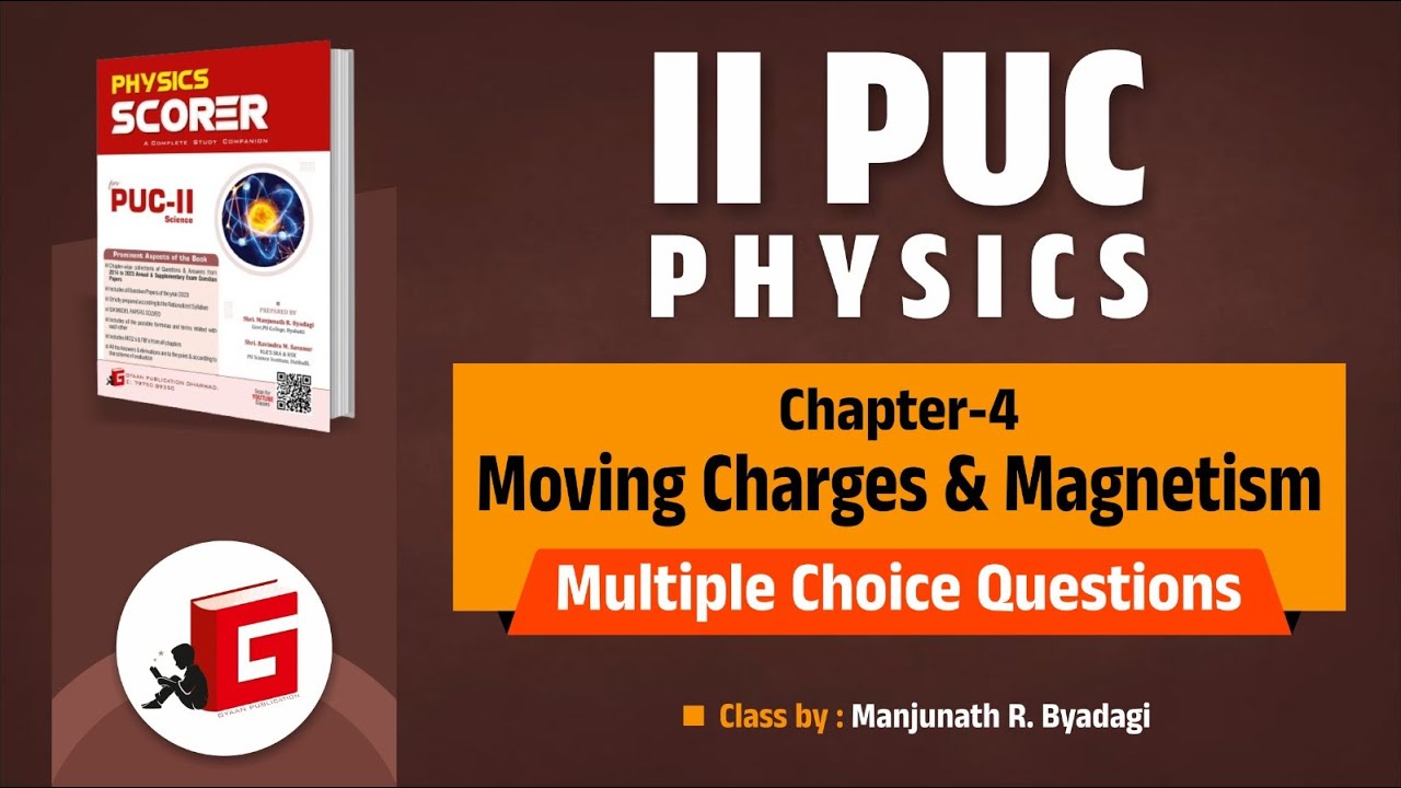 Moving Charges and Magnetism Multiple Choice Questions - YouTube