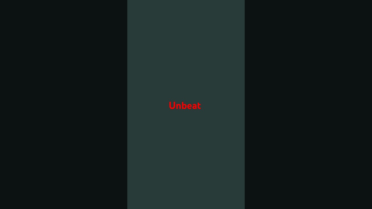 unbeat - YouTube