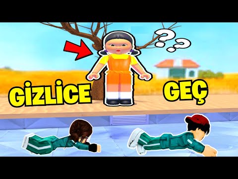 GİZLİCE SQUİD GAME 'DEN KAÇTIK😊AYŞEM ECE ARI💥ARIGİLLER🐝ROBLOX SQUID GAME TEAMWORK