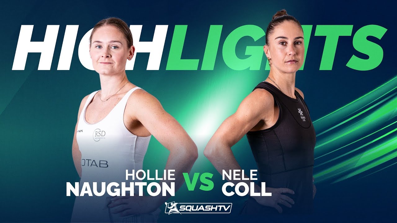 🇨🇦 Naughton v Nele Coll 🇧🇪 | Singapore Squash Open 2024 | RD2 ...