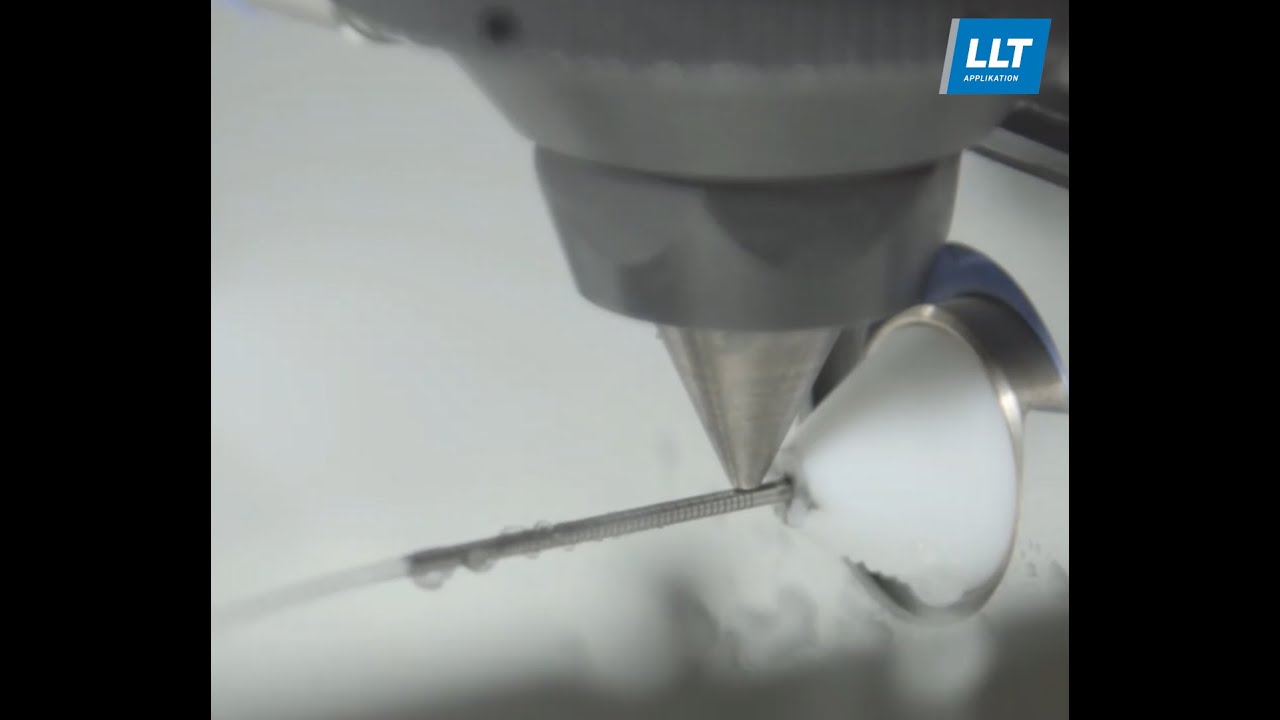 Laser precision processing with wet cutting option - YouTube