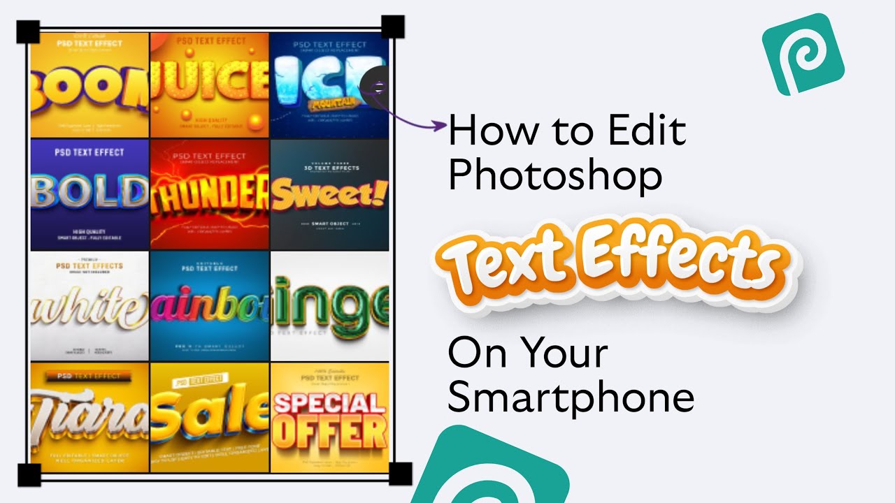 How to Edit Photoshop Text Effects on your Smartphone with Photopea ...