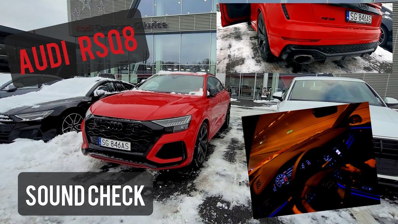 Audi RSQ8 4.0 TFSI V8 BiTurbo Quattro Tiptronic - sound of the engine ...