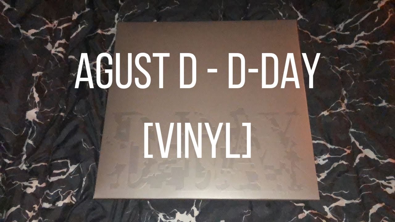 Agust D || D-Day vinyl || Album Unboxing - YouTube