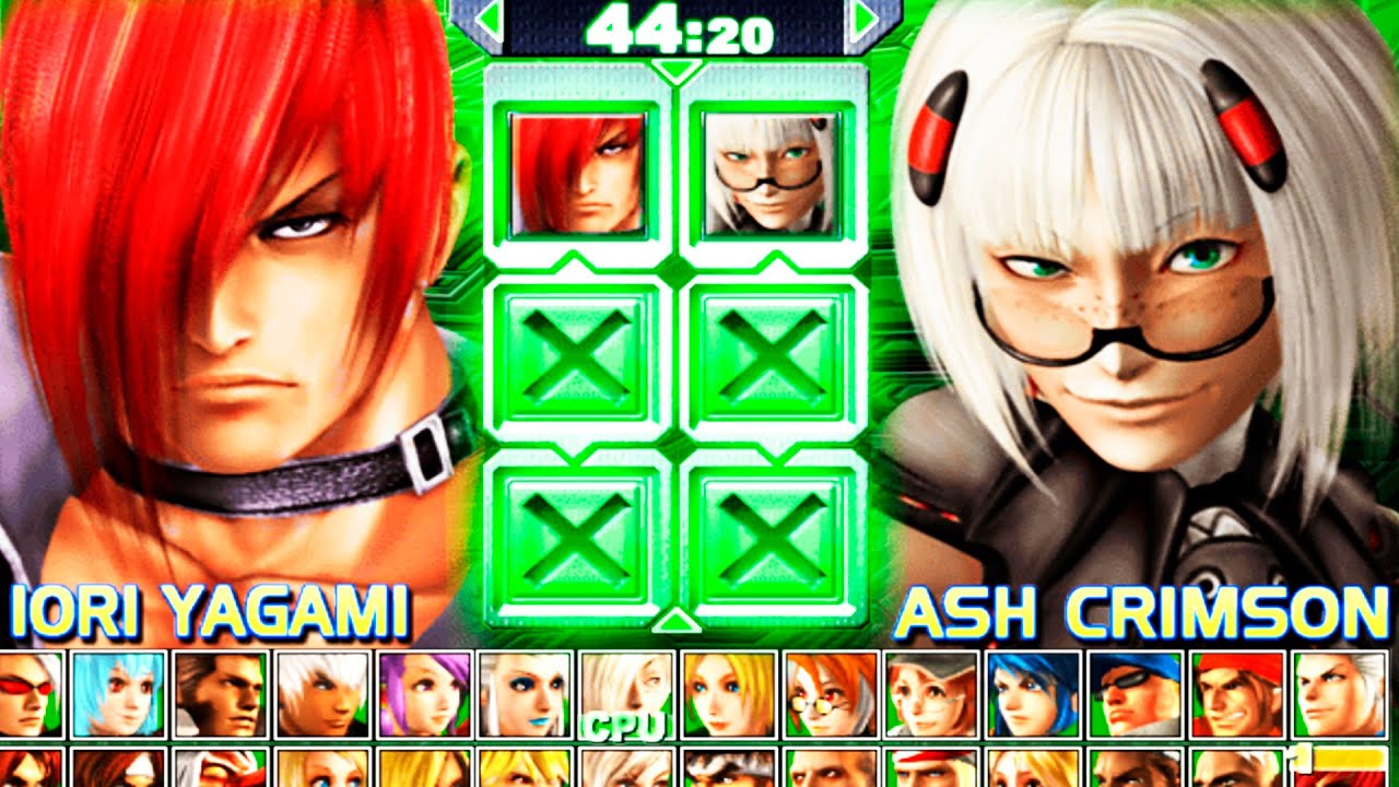 The King of Fighters - Maximum Impact Regulation A - Iori yagami vs Ash ...