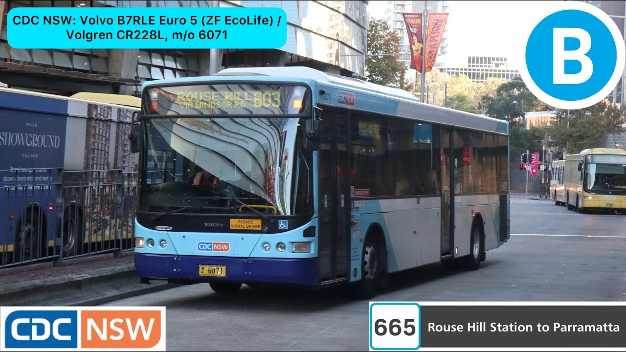 CDC NSW: Volvo B7RLE Euro 5 (ZF EcoLife) / Volgren CR228L, m/o 6071 ...