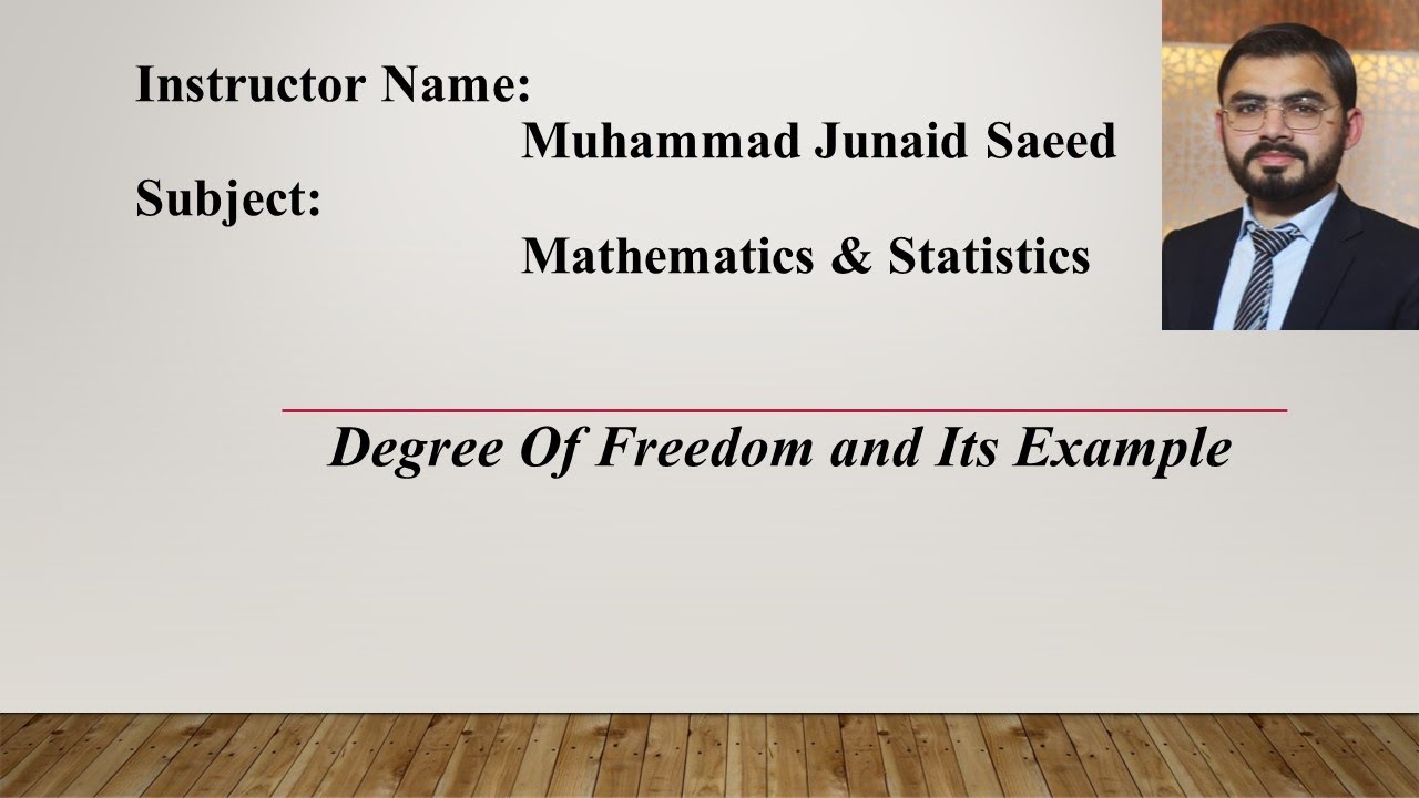 what is Degree of freedom and with its example - YouTube