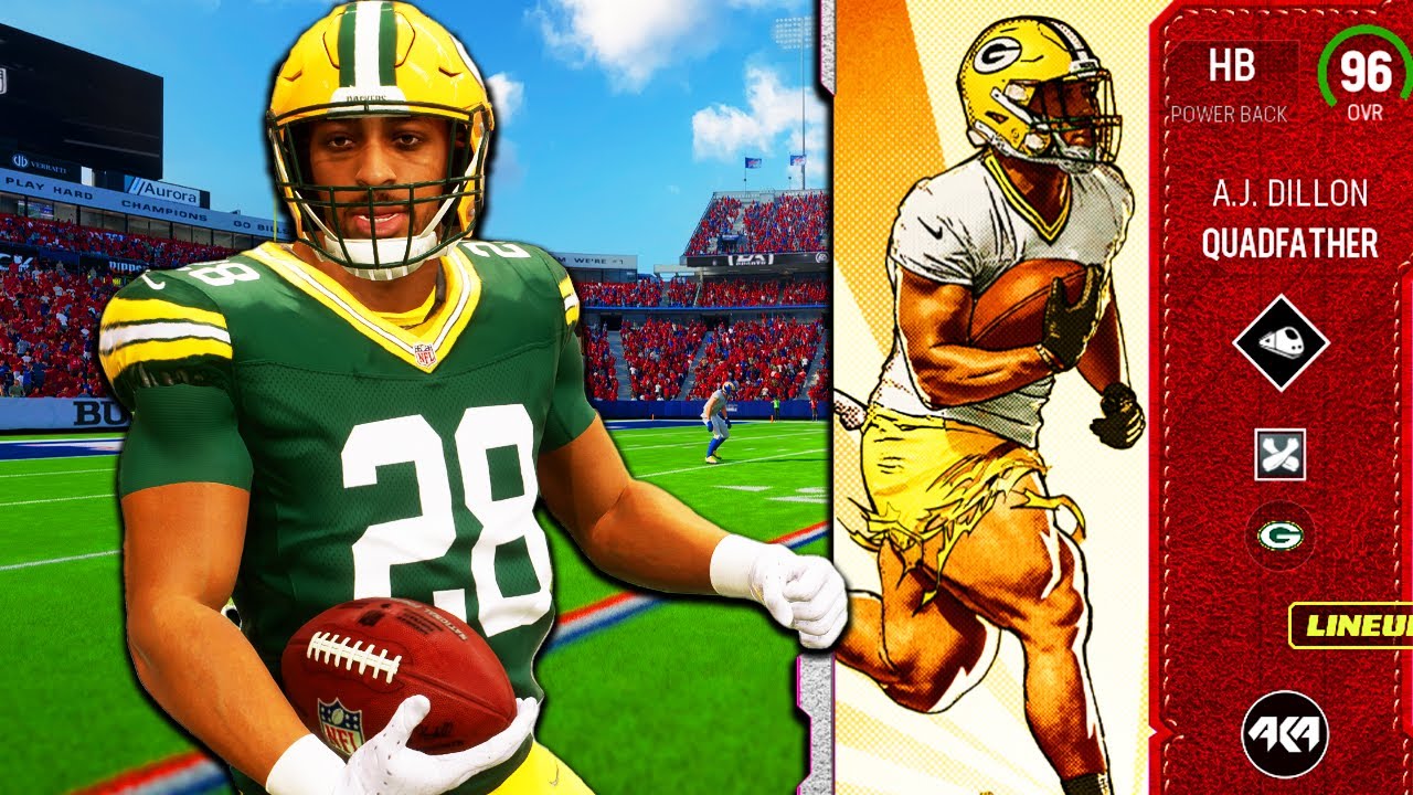 AJ "QuadFather" Dillon's X Factor is BROKEN in Madden 23! - YouTube