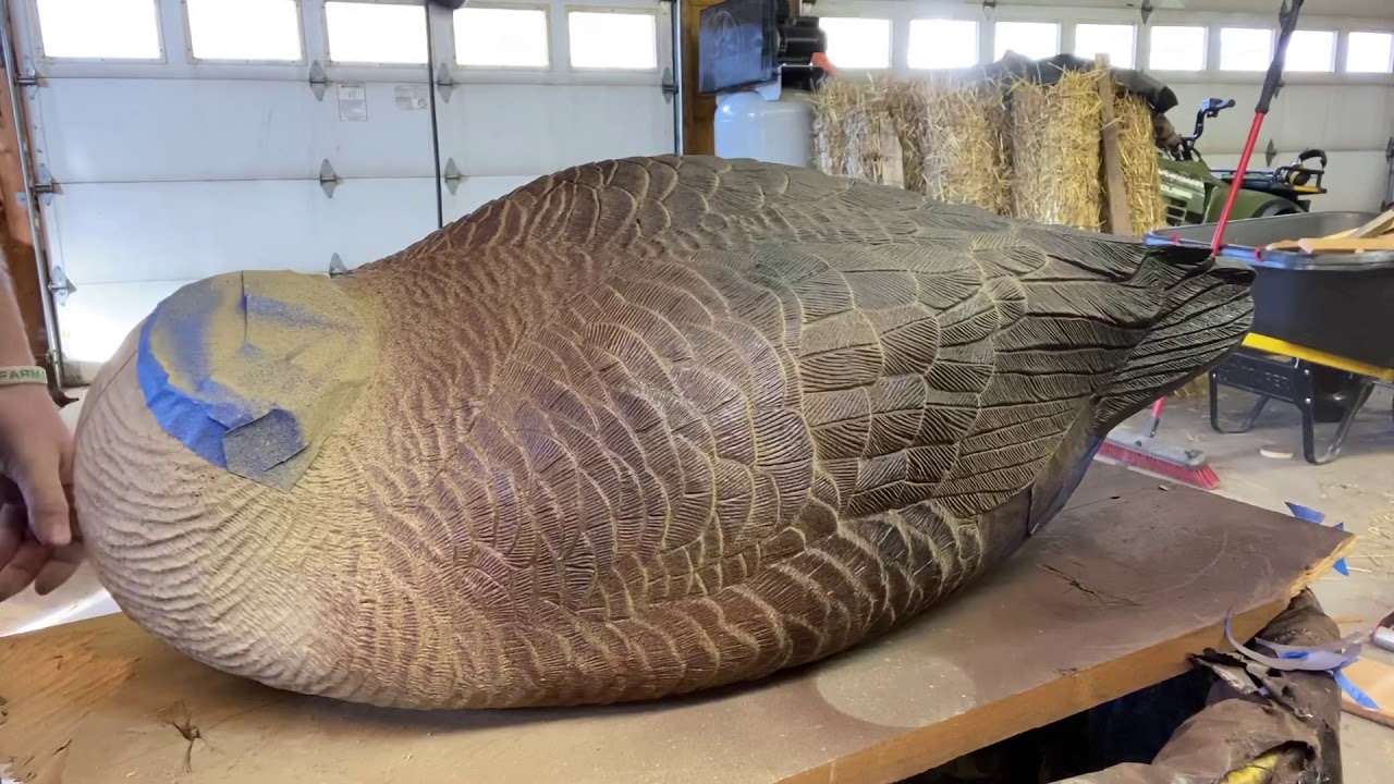 Geese floater repainting diy - YouTube