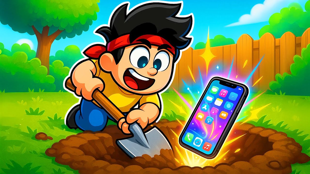 GRÄVER EFTER DYRA SAKER i ROBLOX (dig the backyard) - YouTube