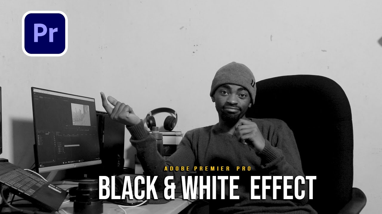 How to do Cinematic Black and White Color Grading | Premiere Pro 2023 ...