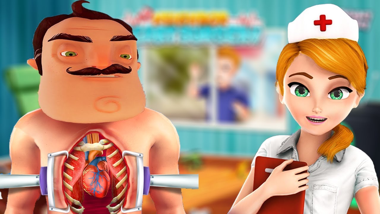 HELLO NEIGHBOR HAD A HEART ATTACK Neighbor Heart Surgery Game - YouTube