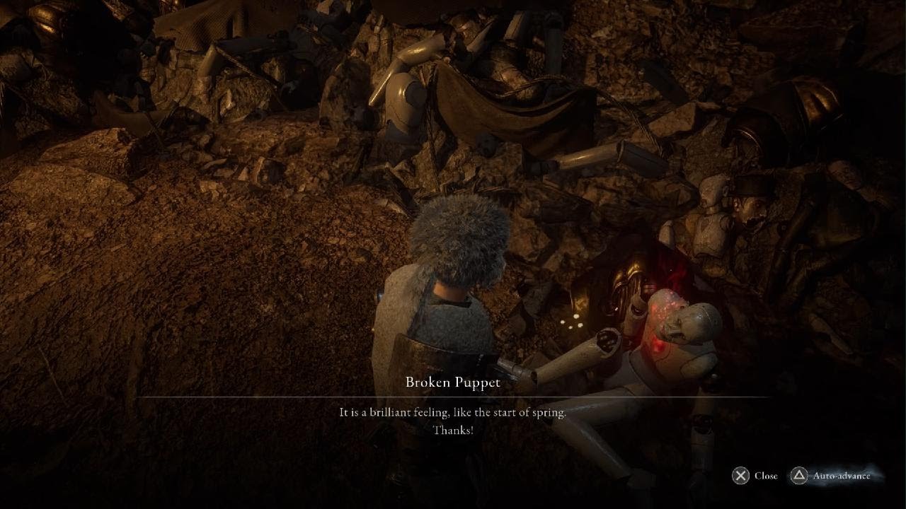 Showing the broken puppet dlc gestures - YouTube