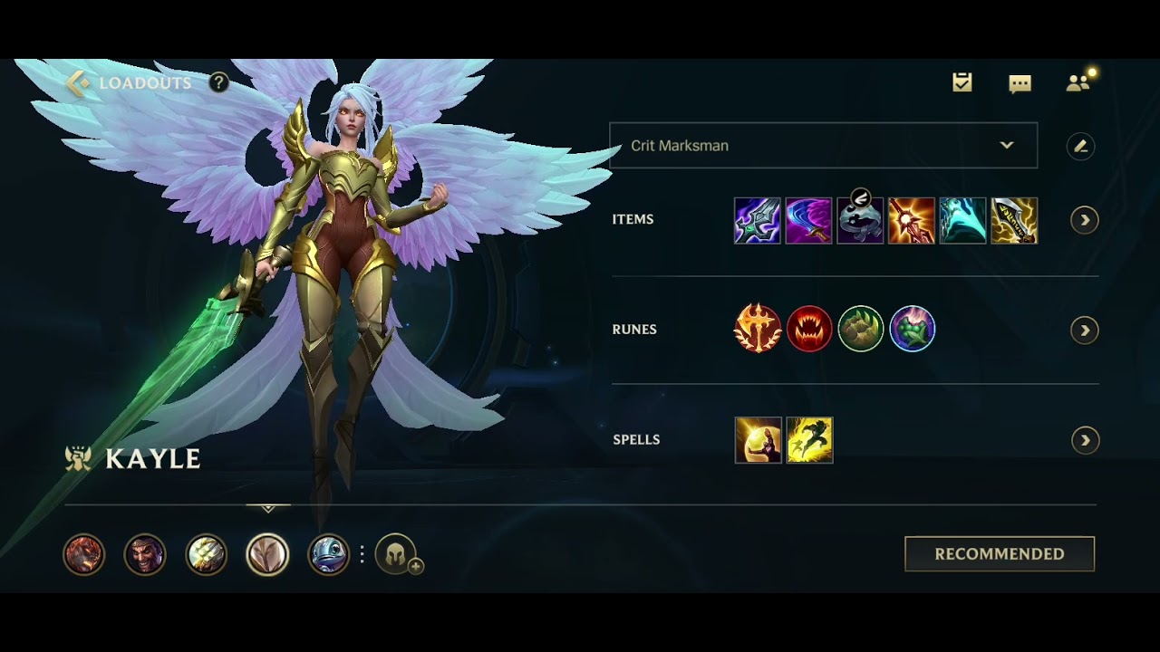 Build Kayle Items Rune and spell for Marksman LOL Wildrift - YouTube