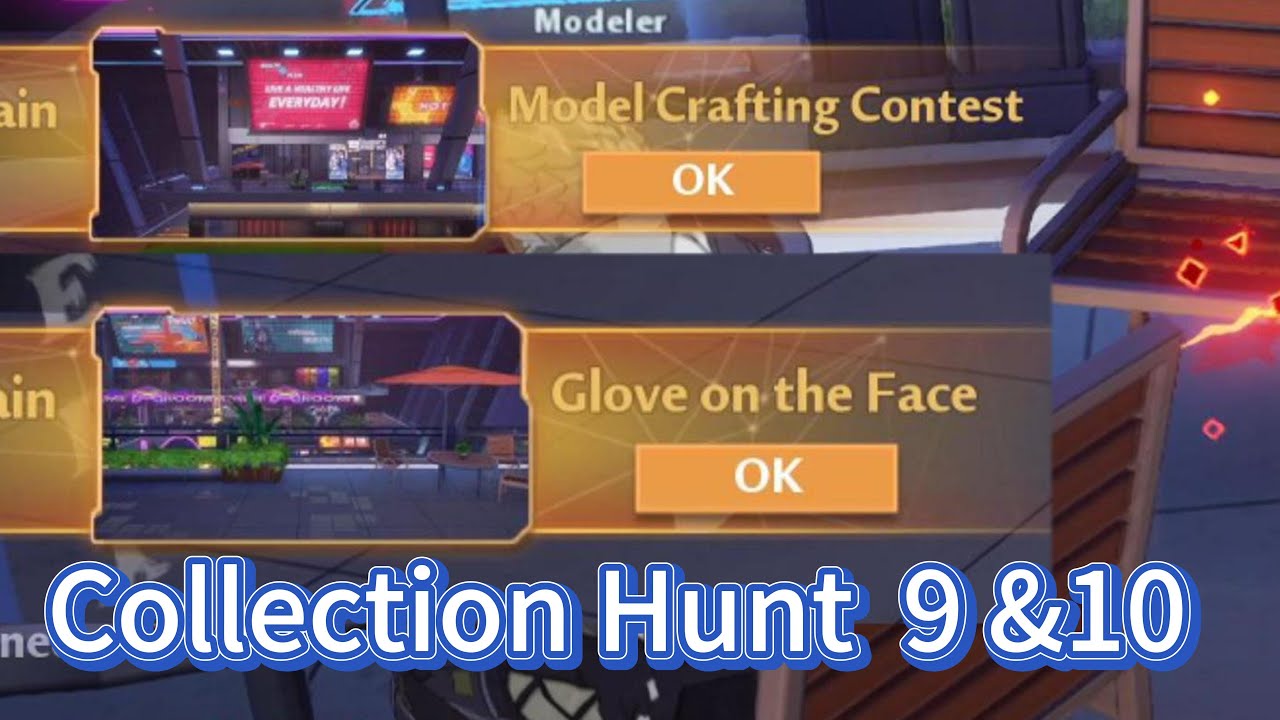 Collection Hunt#9 & #10 Model Crafting Contest & Glove on the Face ...