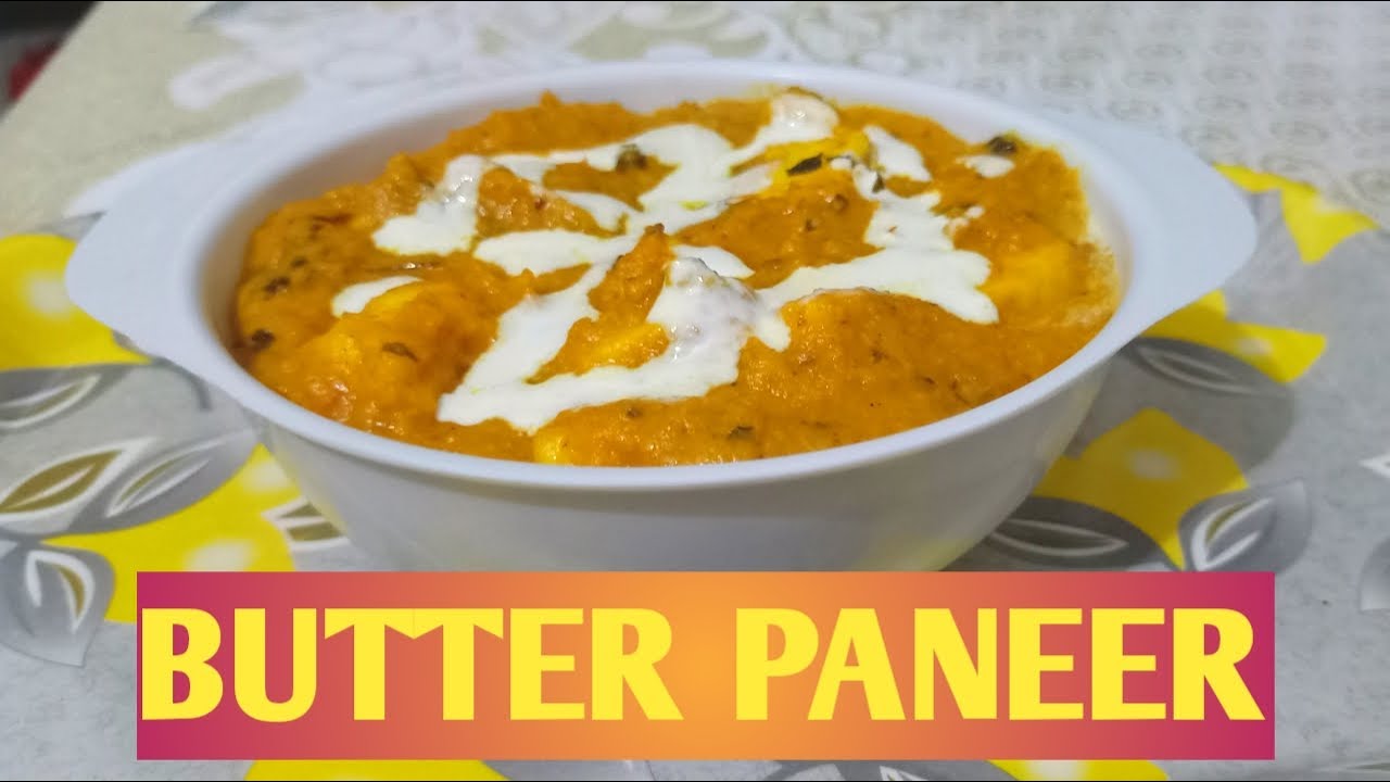 Butter panner masala recipe - butter panner with cream and butter ...
