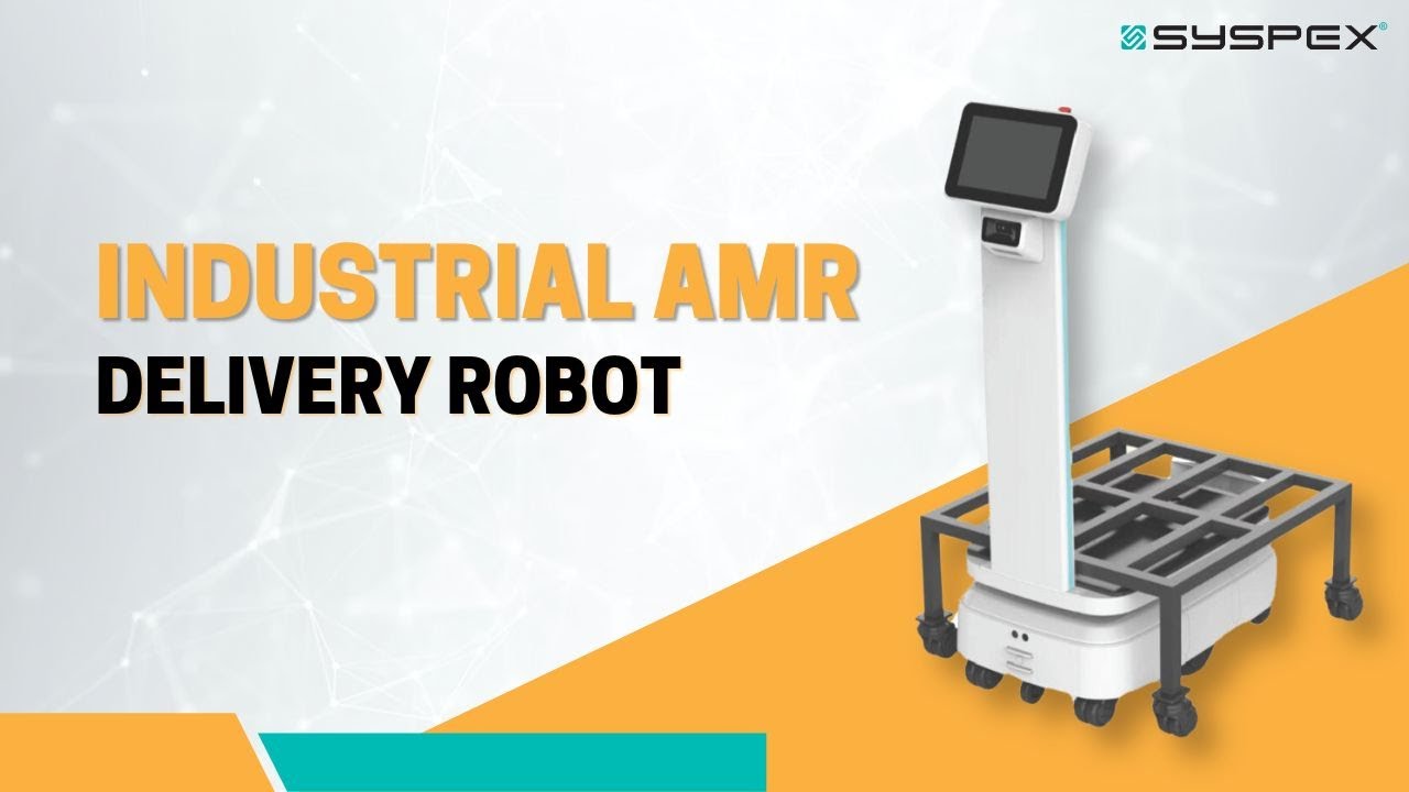 Syspex AMR Delivery Robot - YouTube
