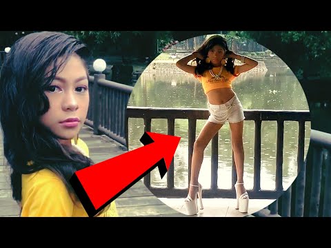 13 Years Old Young Asian Model in High Heels - Fashion Photoshoot