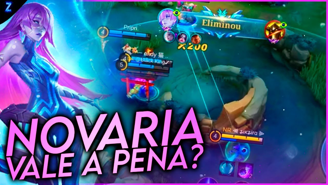 NOVARIA VALE A PENA?? JOGANDO COM ELA! | Mobile Legends - YouTube