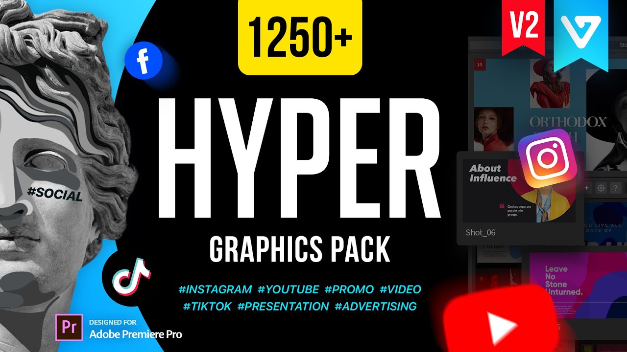 HYPER V2 Graphics Pack 1250 Templates Free Extension For HYPER V2 Graphics Pack 1250 Templates Free Extension For