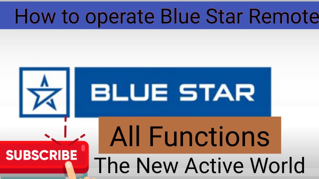 Blue Star AC Remote opration| Demonstration|Remote function - YouTube