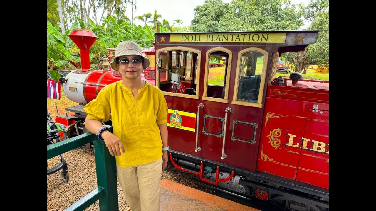Hawaii Trip 2024 - Day 7 - Dole Plantation - Pineapple Express Train ...